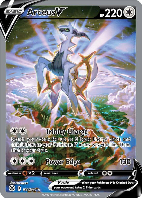 Arceus V (Alternate Full Art) - SWSH09: Brilliant Stars – Topcard